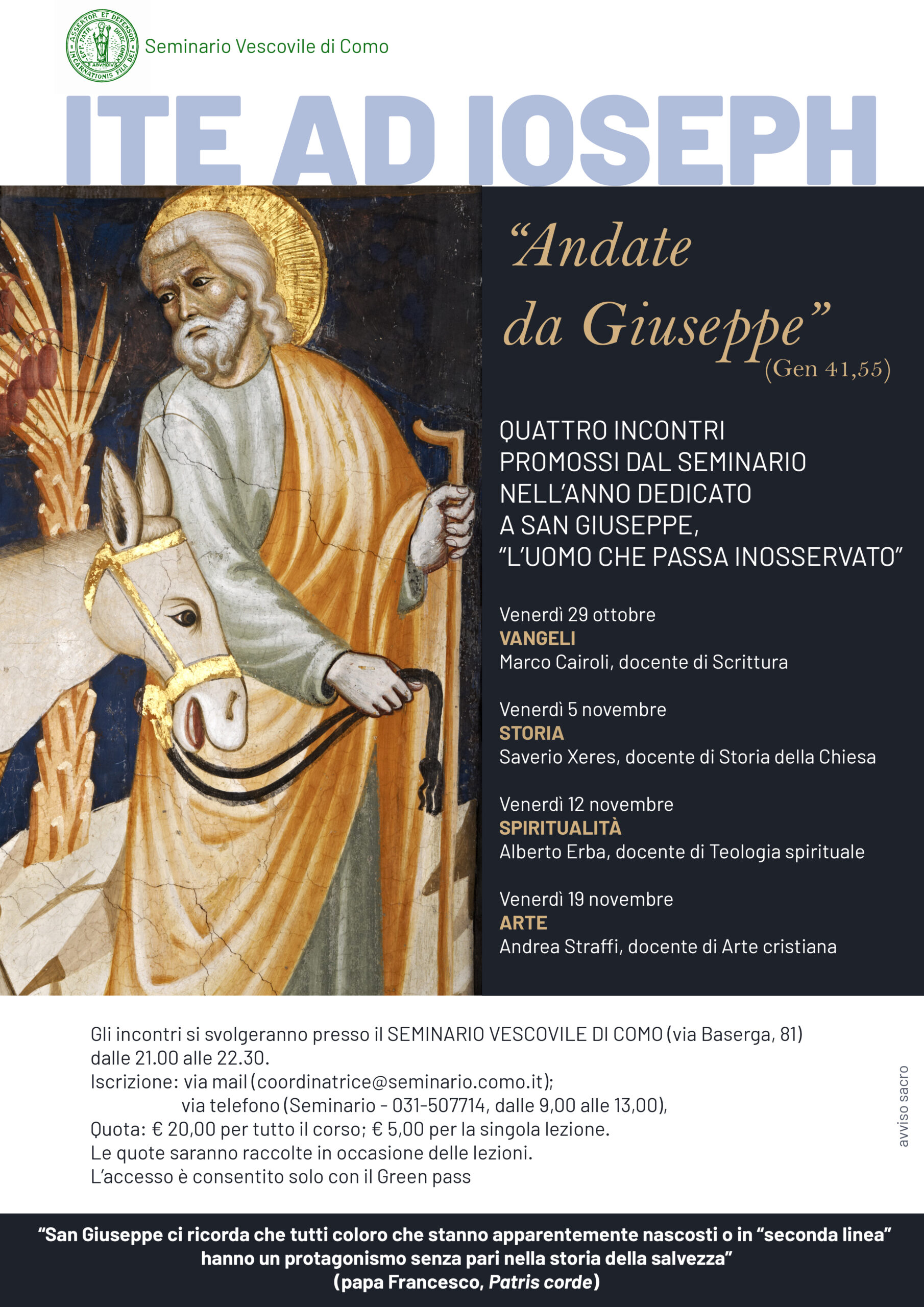 Ite ad Joseph – Diocesi di Como